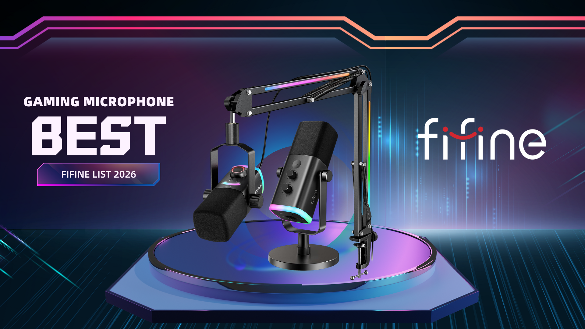 The BEST! Top 5 Gaming Microphone [FIFINE List 2026] – FIFINE Official