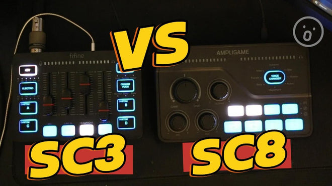 Which Audio Mixer Should You Get? FIFINE SC8 vs SC3 – FIFINE Official