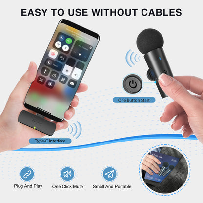 FIFINE M8 Dual Wireless Lapel Microphones – FIFINE Official