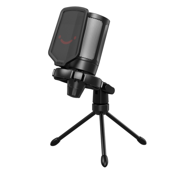 FIFINE AmpliGame A6V USB Condenser Microphone with RGB – FIFINE Official