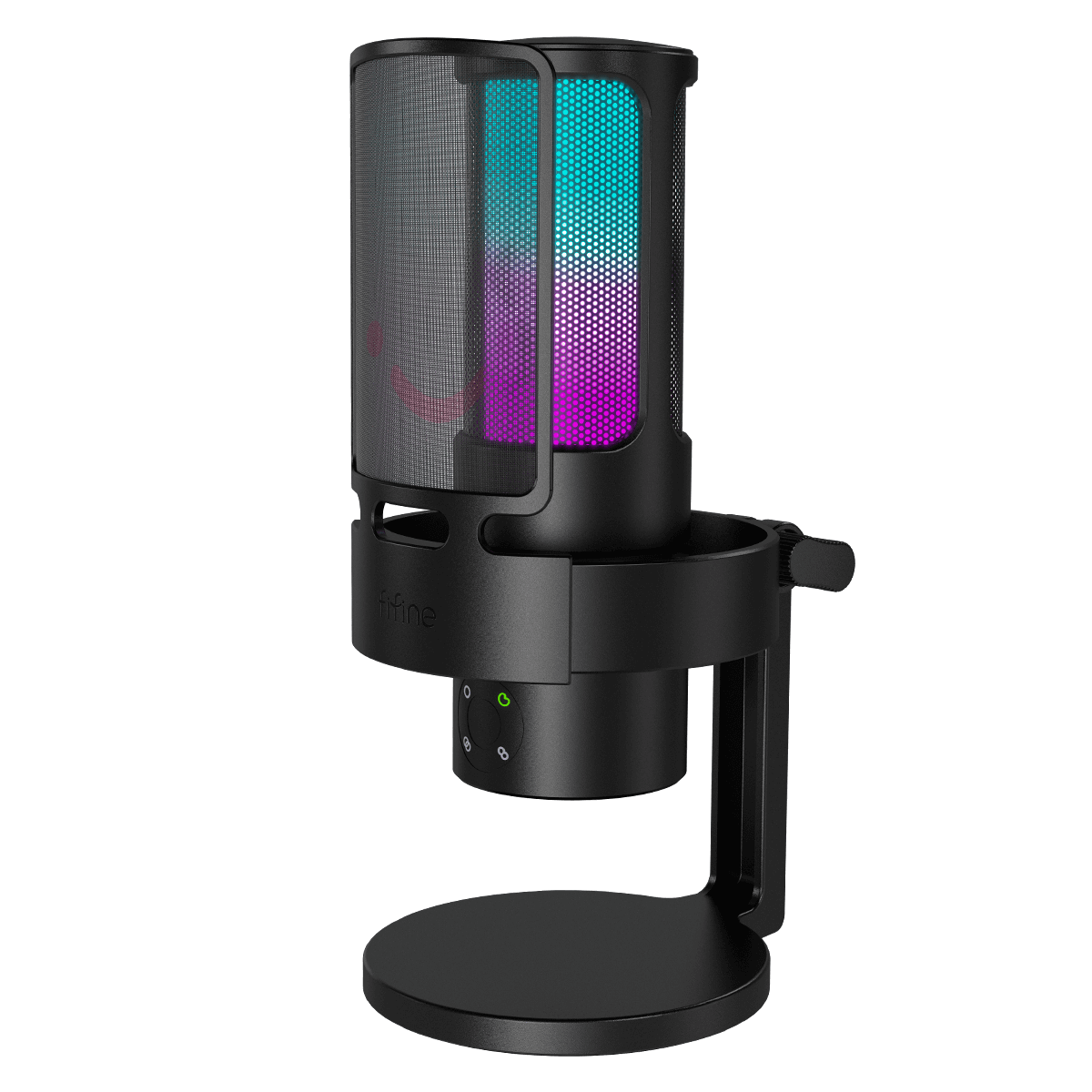 FIFINE AmpliGame A8Plus USB Condenser Micrphone with RGB – FIFINE Official