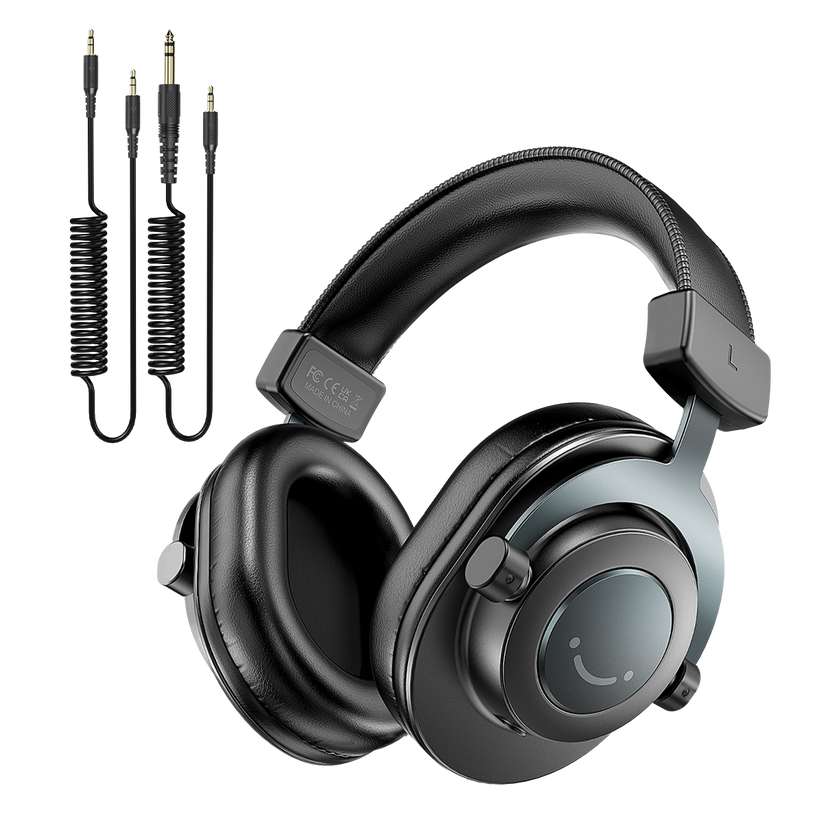 FIFINE H8 3.5mm/6.35mm Studio Headphone with Retractable Wire – FIFINE ...