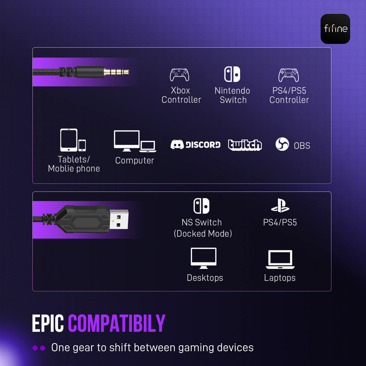 FIFINE AmpliGame H9 USB Gaming Headset – FIFINE Official