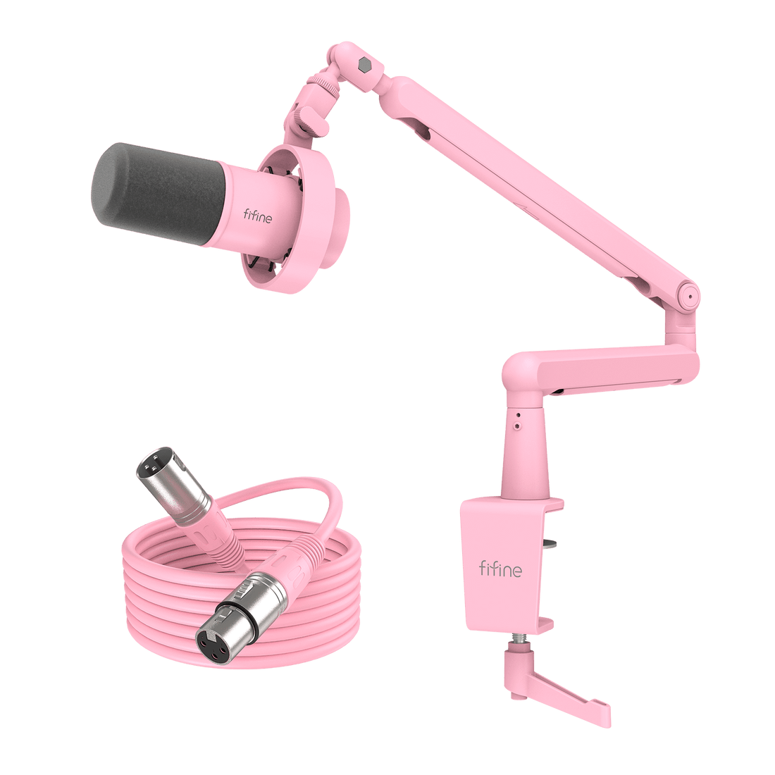 FIFINE Podcasting & Streaming Standard Bundle Kit: K688 Microphone + B ...