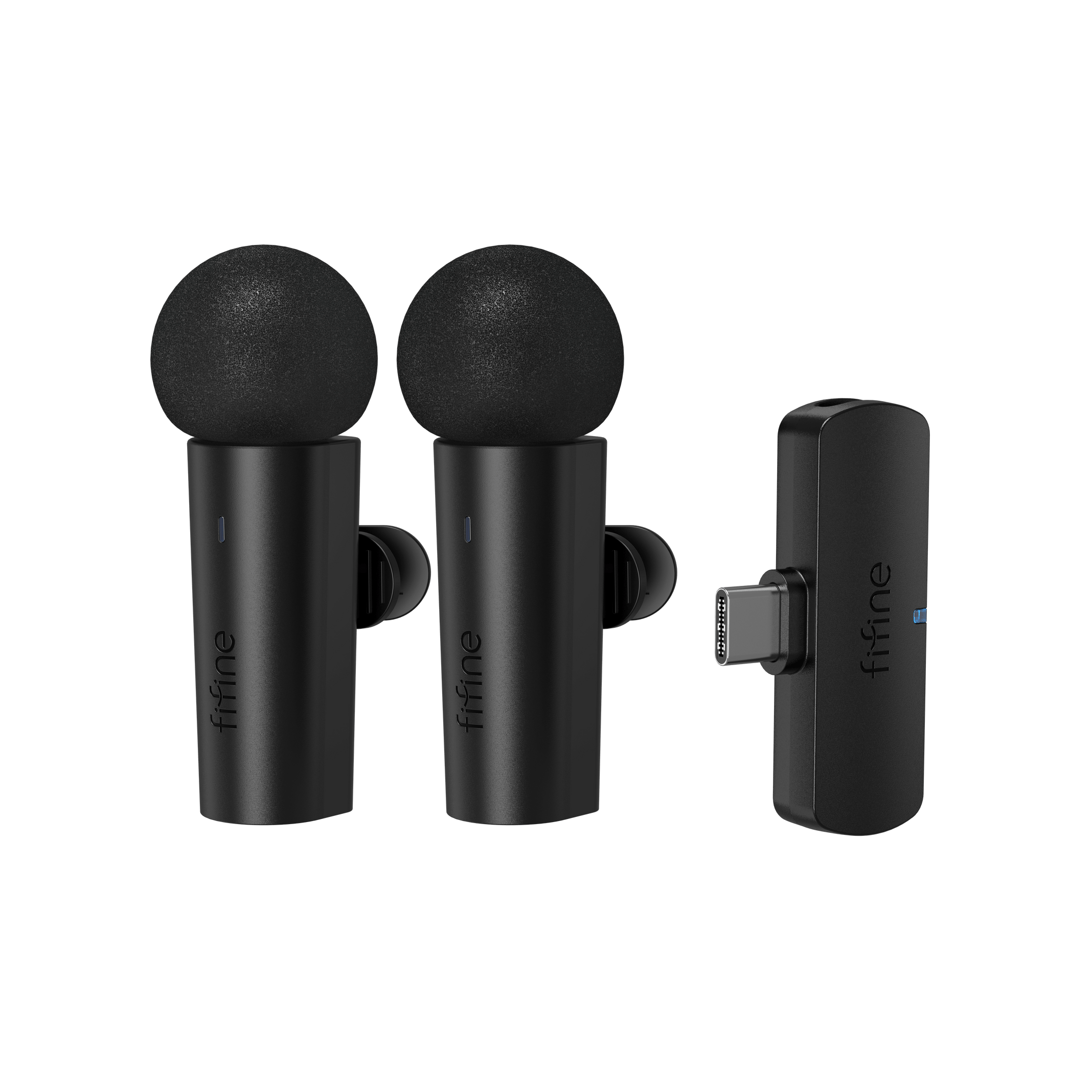 FIFINE M8 Dual Wireless Lapel Microphones – FIFINE Official