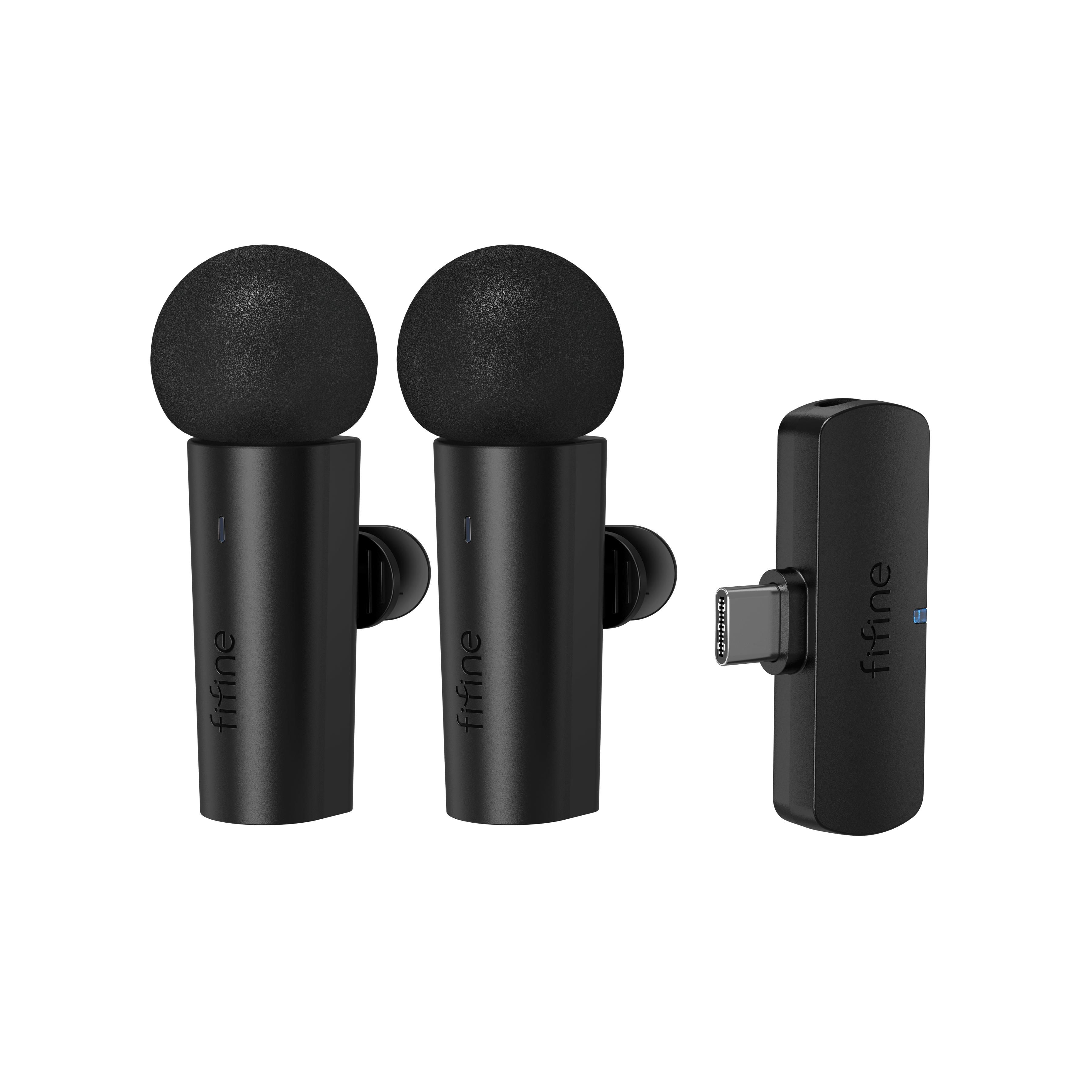 FIFINE M8 Dual Wireless Lapel Microphones – FIFINE Official