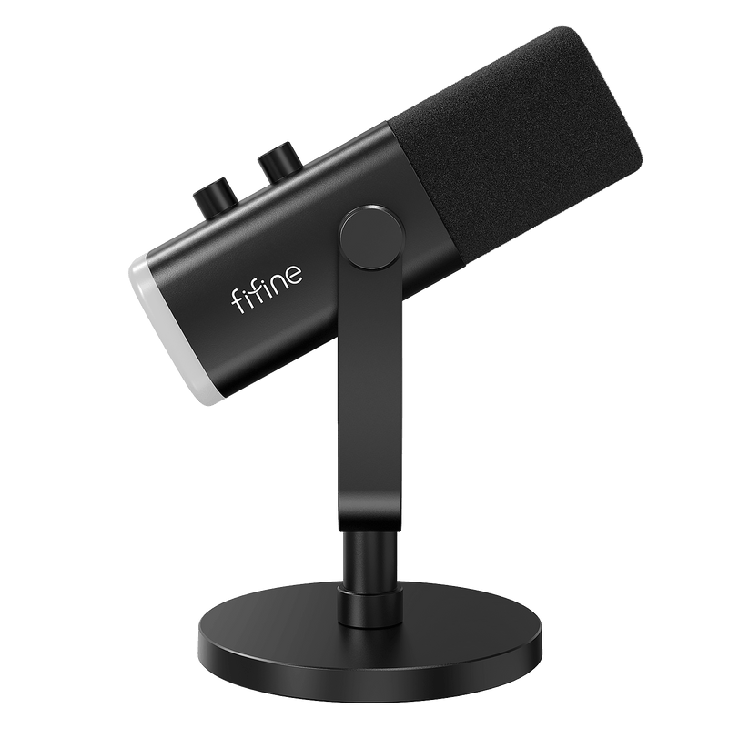 FIFINE AmpliGame AM8 USB/XLR Dynamic Microphone with RGB – FIFINE Official