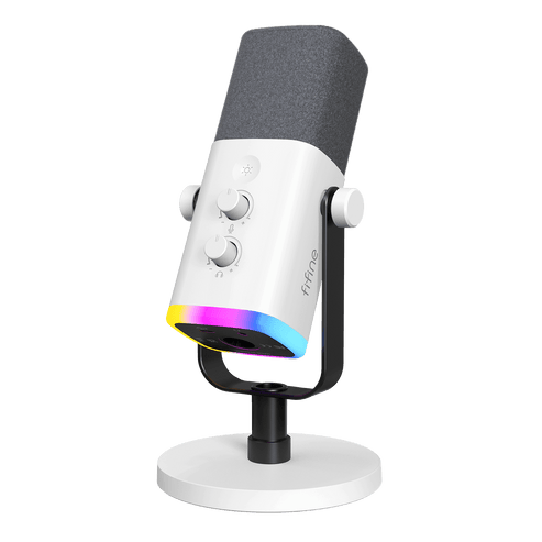 FIFINE AmpliGame AM8 USB/XLR Dynamic Microphone with RGB – FIFINE Official