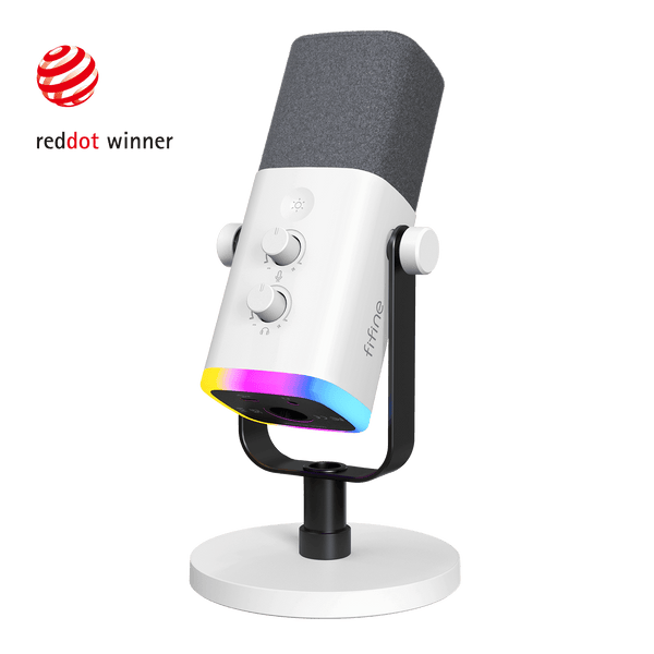 FIFINE AmpliGame AM8 USB/XLR Dynamic Microphone with RGB – FIFINE Official