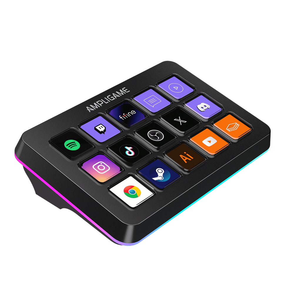 FIFINE AmpliGame D6 Stream Controller Deck with RGB – FIFINE Official