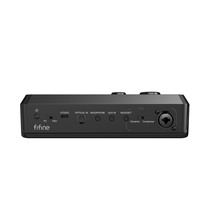 FIFINE AmpliGame SC8 Gaming Audio Mixer with RGB – FIFINE Official