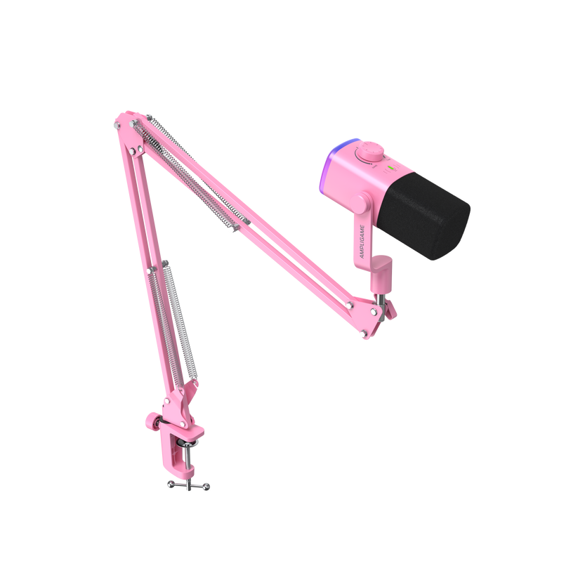 FIFINE AmpliGame AM9 USB/XLR Dynamic Microphone with RGB – FIFINE Official