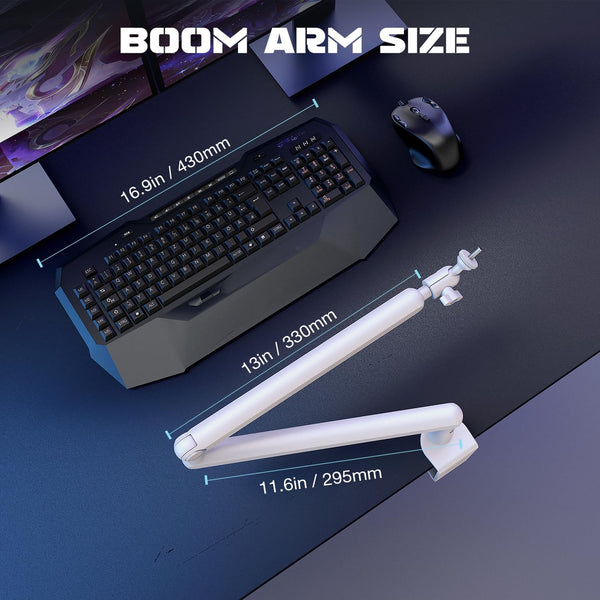 FIFINE BM88 Low Profile Microphone Boom Arm Stand – FIFINE Official