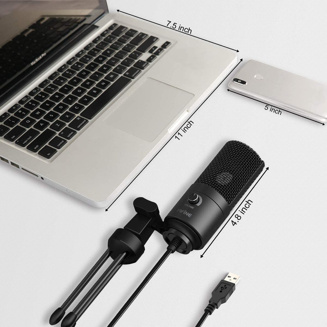 FIFINE K669B USB Condenser Microphone – FIFINE Official